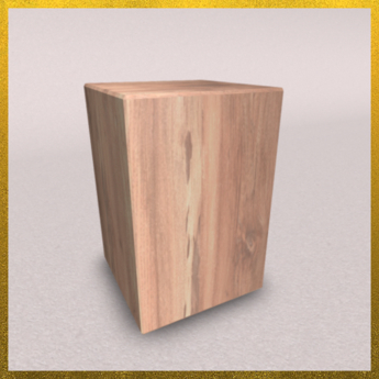 Second Life Marketplace - PROMO Holzblock (Wood Block) Side Table, 11 Textures, Solid Wood ...